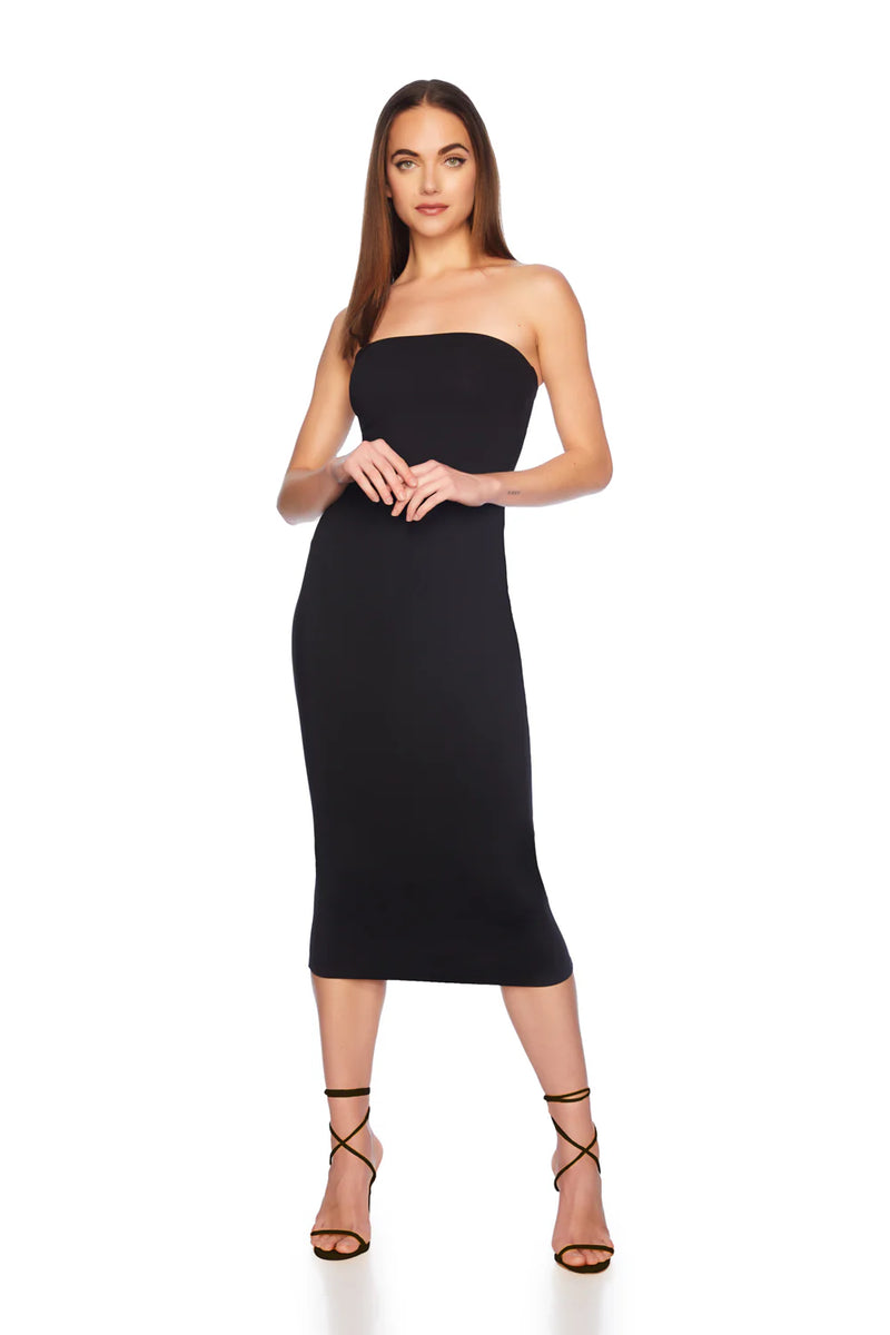 Tube Midi Dress in Black – Caroline Vieira Of Greenville